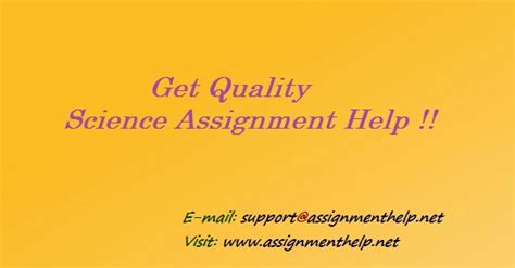 Science Assignment Help Science Tutors Maths Physics Chemistry