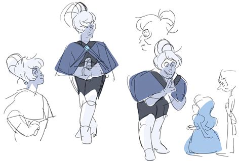 Early Concepts For Holly Blue Agate July 2015 1 Steven Universe Know Your Meme