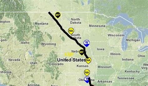 Route Map Of The Keystone XL Pipeline Blue Living Ideas