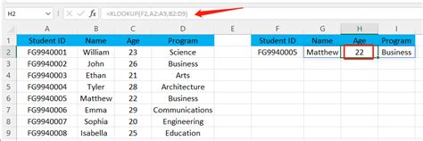 cara menggunakan fungsi xlookup baru and lanjutan dalam excel 10 contoh