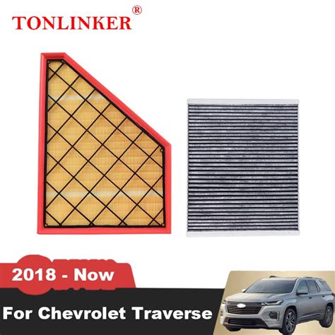 Tonlinker Air Filter Cabin Filter For Chevrolet Traverse 36at Lfy 2018