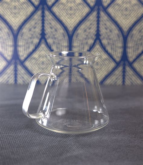 Origami Glass Server Sacred Beans Coffee