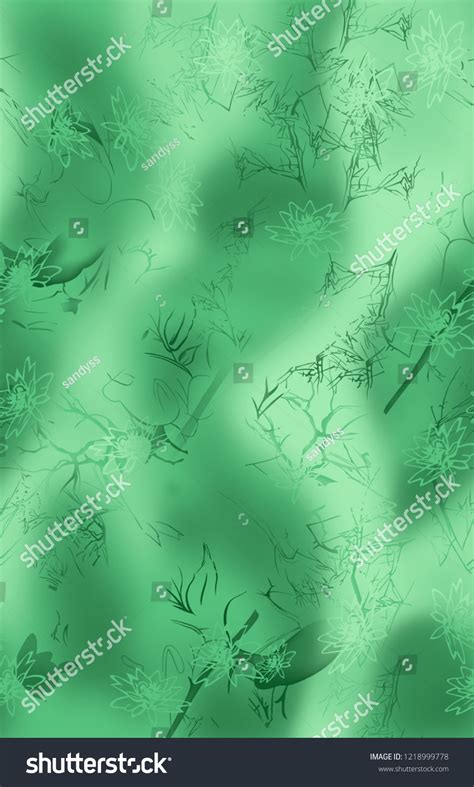Green Texture Pattern Background Design Stock Illustration 1218999778