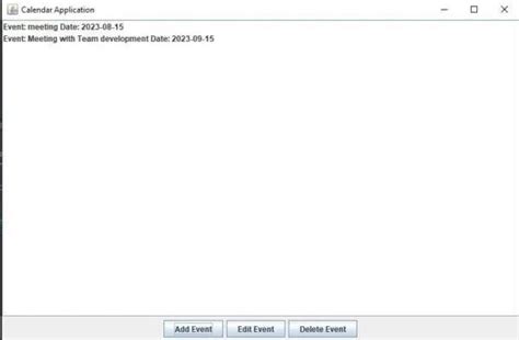 Calendar Application Using Java Swing Codewithcurious