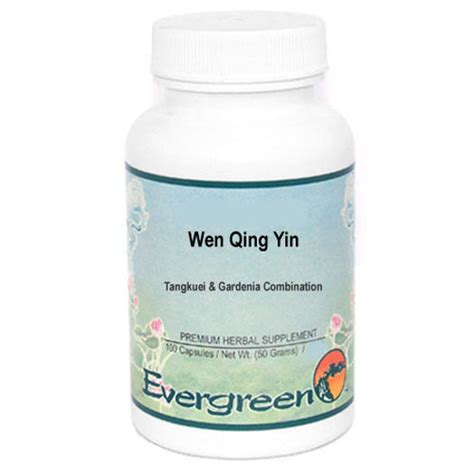 Acupuncture Needles And Chinese Herbs Shop Acu Market Wen Qing Yin Evergreen Capsules 100s
