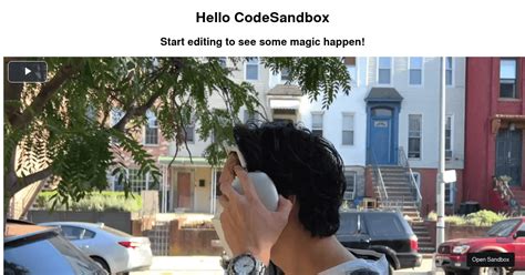 videojs overlay examples codesandbox