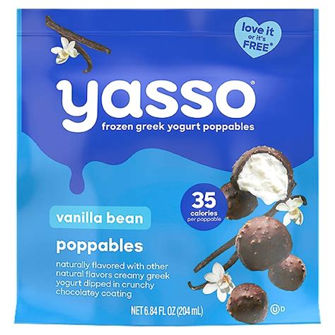 Yasso Frozen Greek Yogurt Vanilla Bean Poppables