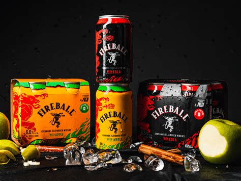 Stay Lit After Dark With Fireball Whiskys Glowing Premixed Cans Man