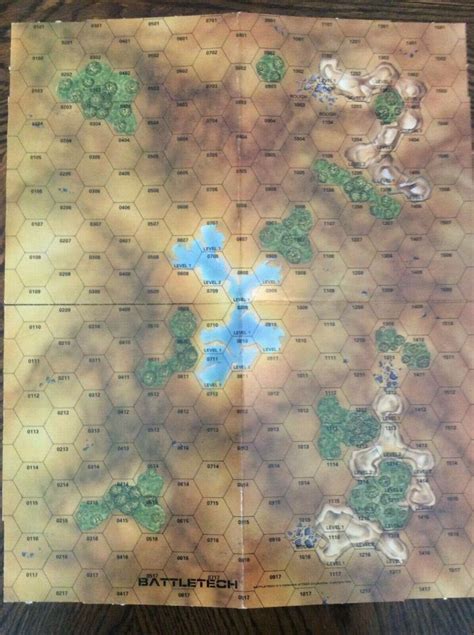 1985 Fasa Battletech Cardstock Maps Battletech Map 1985 2094934855