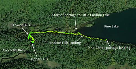 Johnson Falls Trail In The Bwca