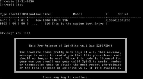 Spinrite V6 1 Final Release Grc Public Forums