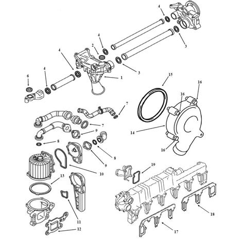 Dd15 Oil Pump And Thermostat