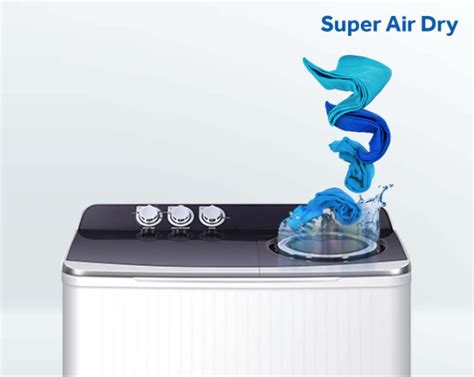 ไฮเออร์ เครื่องซักผ้า 2 ถัง รุ่น Hwm T105n2 ขนาด 10 5 กก สีเทา Big C Online