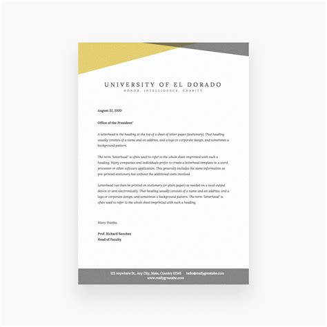 Free Letterhead Design And Printing Canva