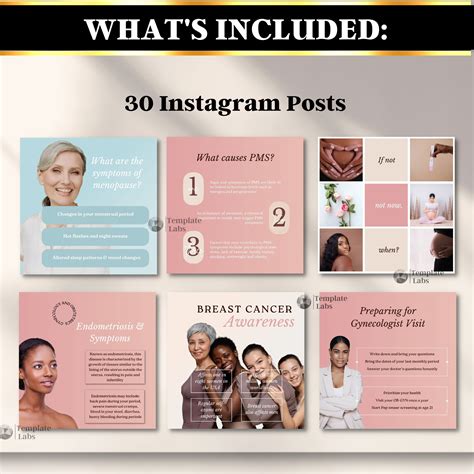 Gynecology Obstetrics And Gynecology OB GYN Health Template Instagram Content Instagram