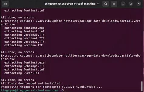 cài font chữ times new roman cho ubuntu 22 04