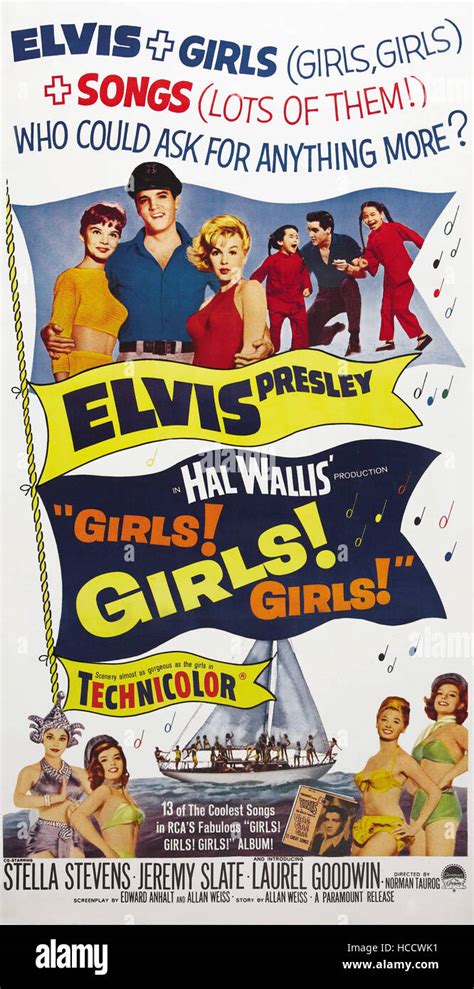 Girls Girls Girls Top From Left Laurel Goodwin Elvis Presley