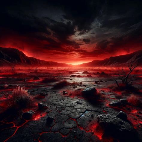 A Hellish Landscape Raiart