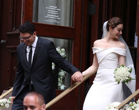 Emmy Rossum Marries Sam Esmail In New York City 05 28 2017 • Celebmafia