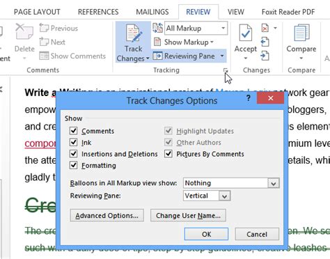 How To Use Track Changes Feature In Microsoft Word Guide