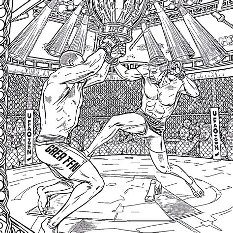 Best Ufc Coloring Pages Free Printable Pdf