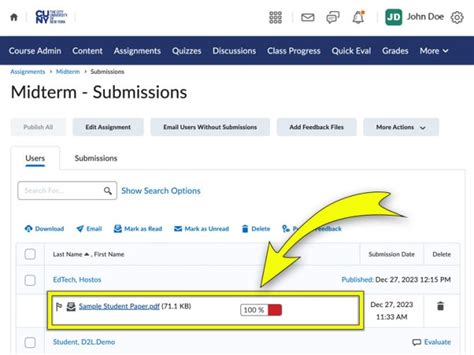 Assignments And Plagiarism Detection In Brightspace Educational Technology