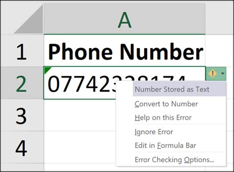 how to enter zero before a number in excel