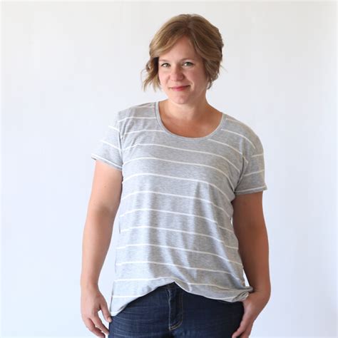 The Classic Tee In A Relaxed Fit Easy Sewing Tutorial Its Always