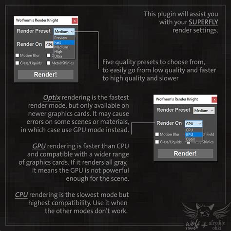Render Knight Script For Poser 12 Poser Python Scripts Wolfnom