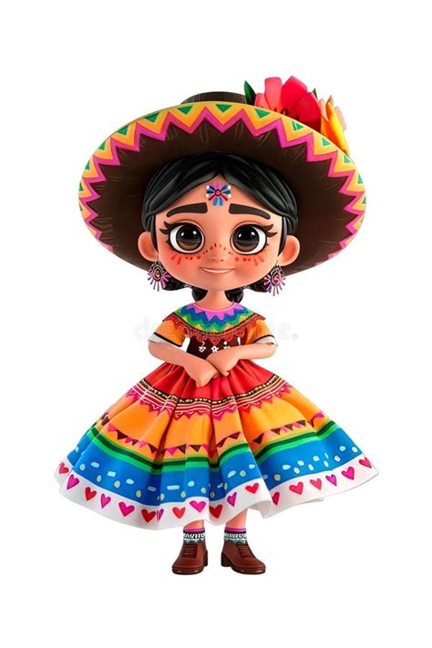 Mexican Cartoon Girl