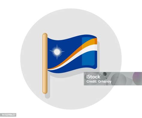 막대기 깃발에 흔들리는 마샬 제도 벡터 마샬 제도 국가 아이콘 깃발 0명에 대한 스톡 벡터 아트 및 기타 이미지 0명 가지 식물 부위 곡선 Istock