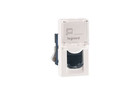 Information Socket Rj45 Cat 6 Utp Tooless With Shutter 1 Module Classic