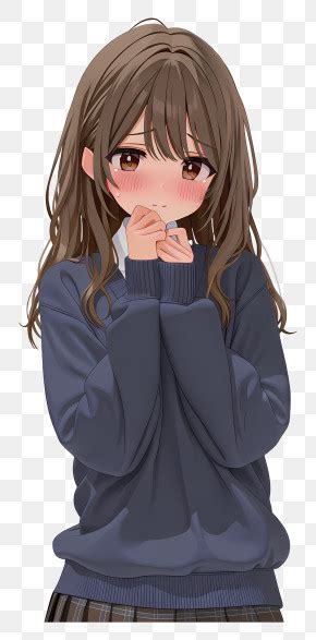 Anime Girl Shy Blushing