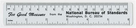 Standard Ruler Measurements