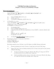 HW Q Probability And Statistics Pdf CISC Probability And Statistics Chapter A Survey
