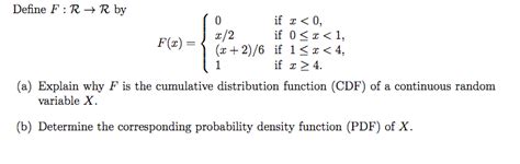 solved define f r rightarrow r by f x {0 if x