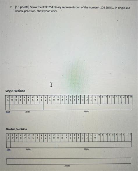 Solved 7 15 Points Show The Ieee 754 Binary