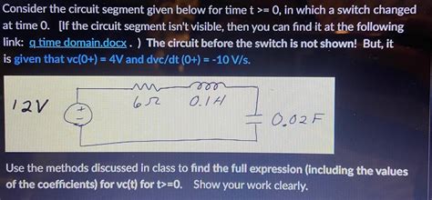 Asap Please Consider The Circuit Segment Given