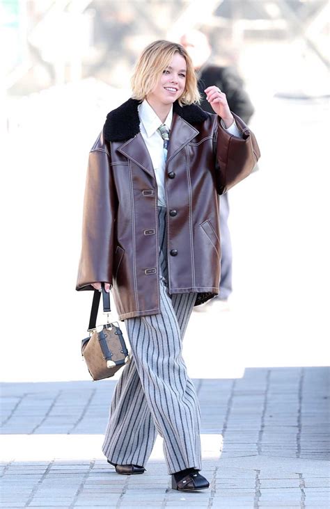 Milly Alcock Attends The Louis Vuitton Womenswear Fashion Show During