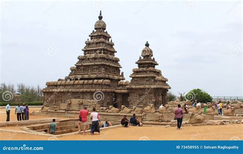 Mahabalipuram Beach Temple Editorial Image Image Of Historic 73458955