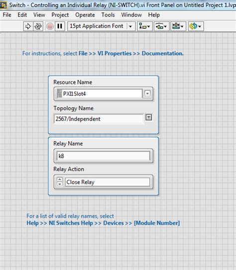 Pxi 2567 Relay Switching Issues Ni Community