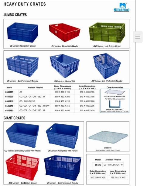 Solid Box Blue Nilkamal Crates For Storage At ₹ 500 In Guwahati Id 22960529262