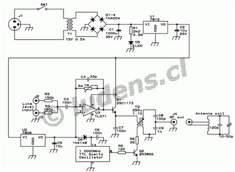 Small Am Transmitter Signal Processing Circuit Diagram