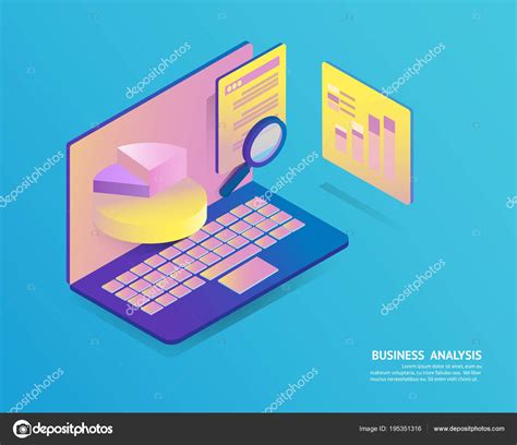 Business Analysis System Vector Illustration Stock Vector By © 195351316