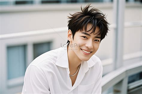 맑은 남자 아이돌을 웃는 작은 신선한 스타일 사진 무료 다운로드 Lovepik
