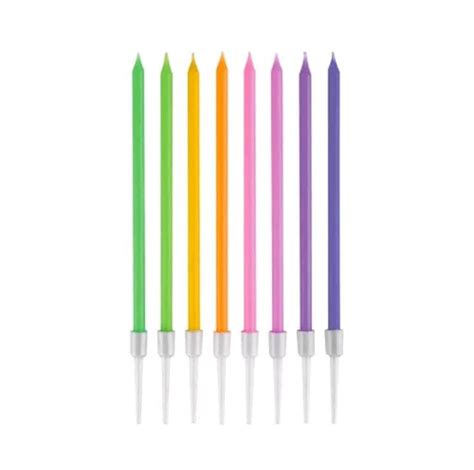 Colored Candles Chez Hilda