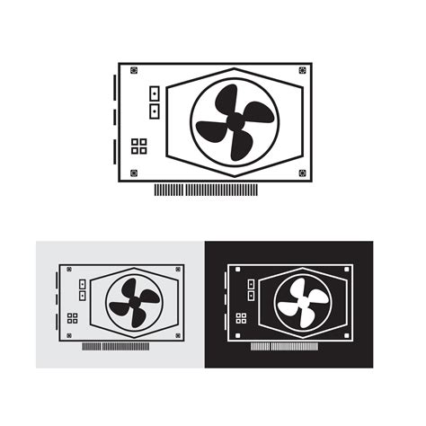 GPU Graphic Card Icon Vector 8441555 Vector Art At Vecteezy