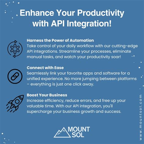 Mount Sol On Linkedin Apiintegration Productivity Techsolutions