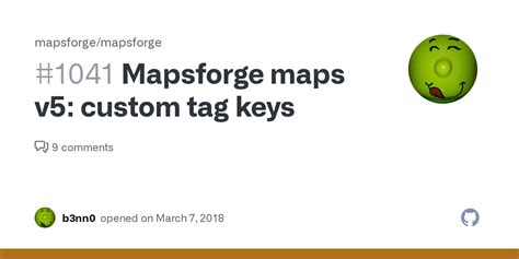Mapsforge Maps V Custom Tag Keys Issue Mapsforge Mapsforge Github