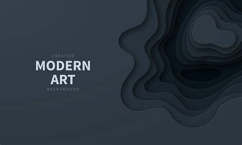 종이 컷 배경입니다 어두운 추상파 모양 트렌디 한 3d 디자인 디자인에 대한 스톡 벡터 아트 및 기타 이미지 디자인 모양 우아 Istock